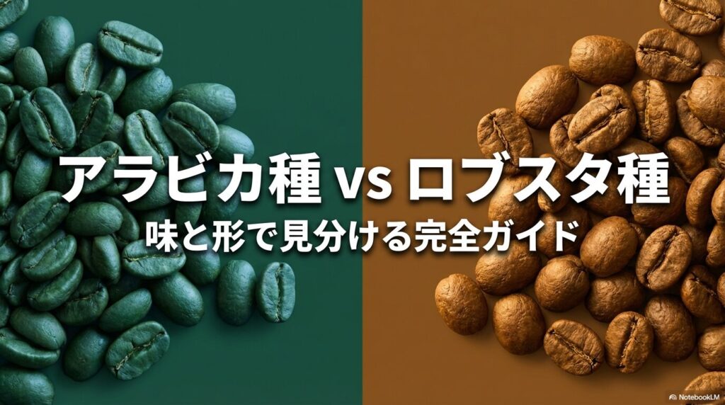 アラビカ種とロブスタ種の見分け方！味と形の完全ガイド | ローストノーブル
